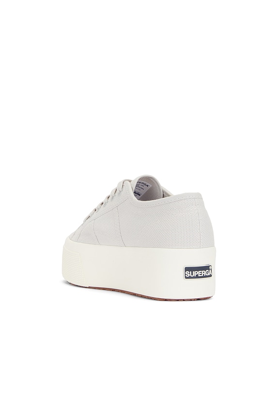 Superga 2790 Platform Sneaker in Grey Silver | REVOLVE