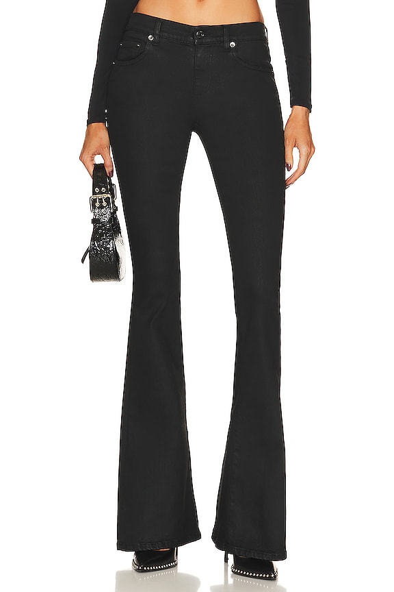 SEROYA Demi Jean in Waxed Black | REVOLVE