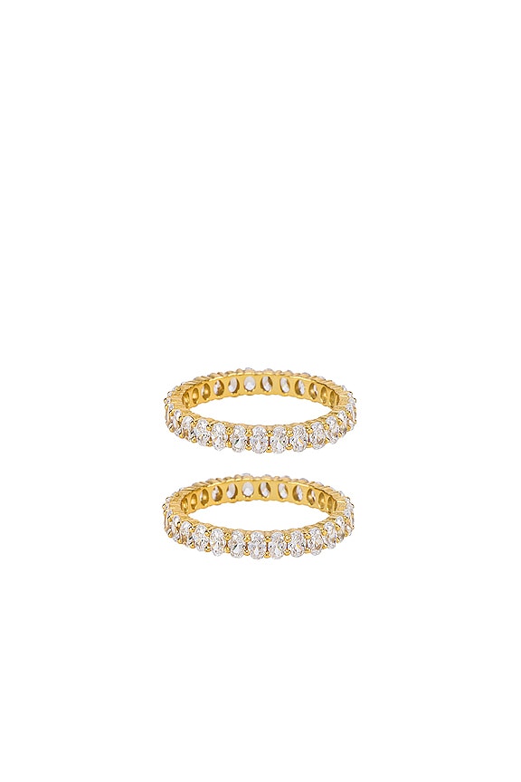 SHASHI Marry Me Ring Set in Gold | REVOLVE