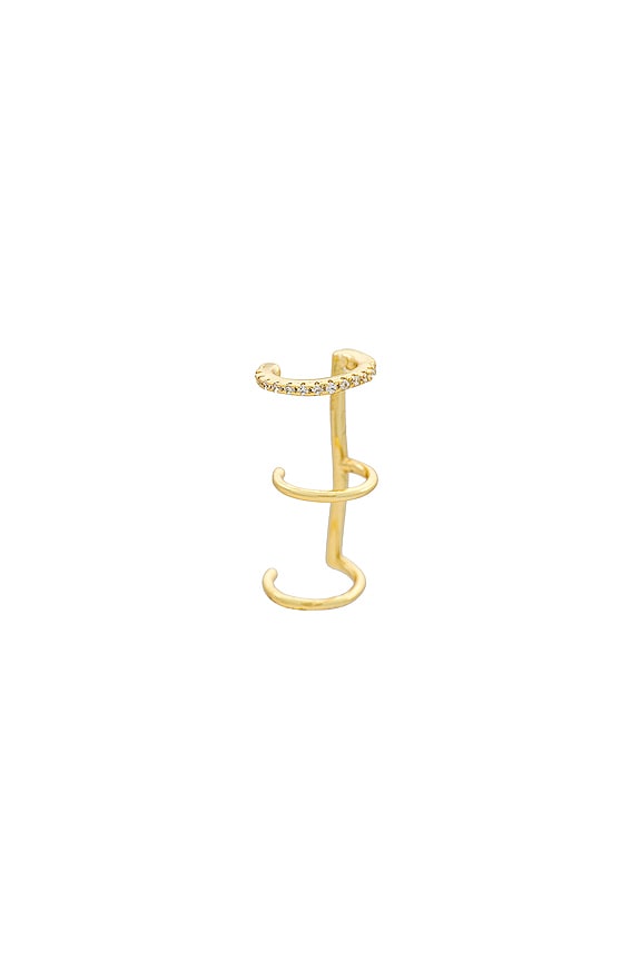 SHASHI Mercy Ear Cuff in Gold | REVOLVE