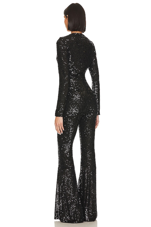 Show Me Your Mumu Martina Jumpsuit in Midnight Glitz Sequins | REVOLVE