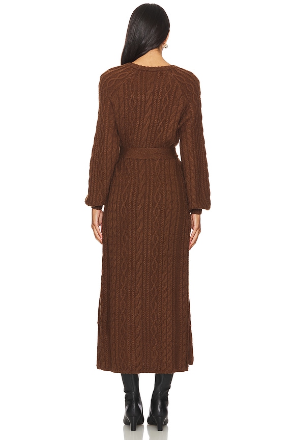 Show Me Your Mumu Barb Sweater Dress in Chocolate | REVOLVE