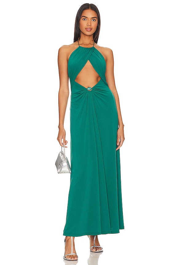 Significant Other Minnie Midi Dress in Jade | REVOLVE