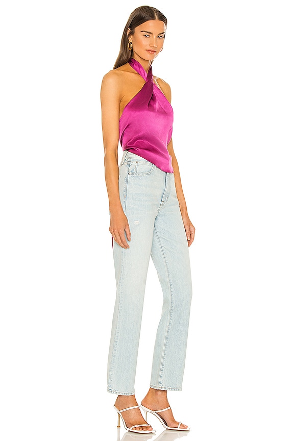 Silk Roads by Adriana Iglesias Yala Top in Magenta | REVOLVE