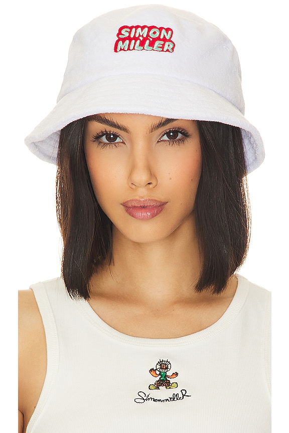 SIMONMILLER Terry Drop Hat in Cherry Dibby Graphic | REVOLVE