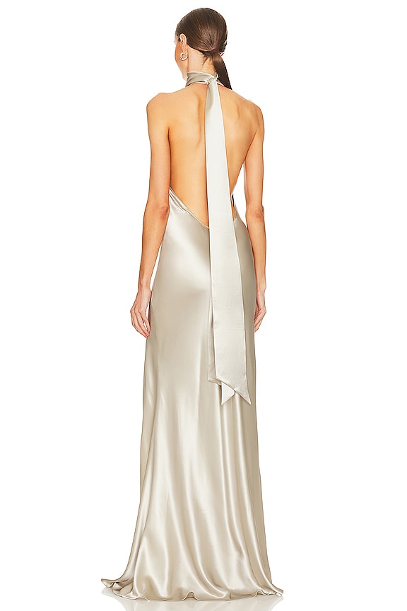 SAU LEE x REVOLVE Penelope Gown in Silver | REVOLVE