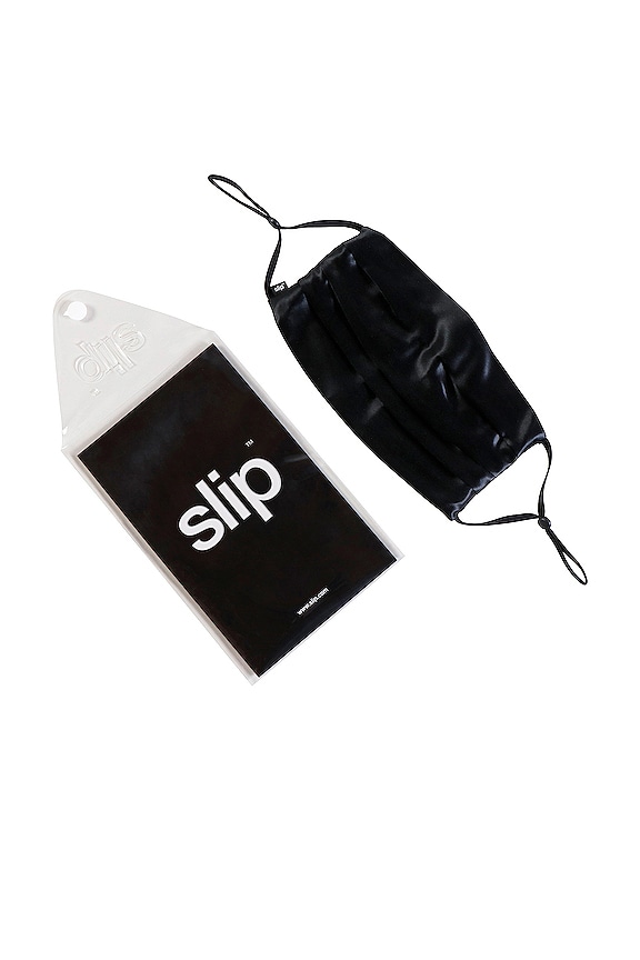 slip Reusable Face Covering in Black | REVOLVE