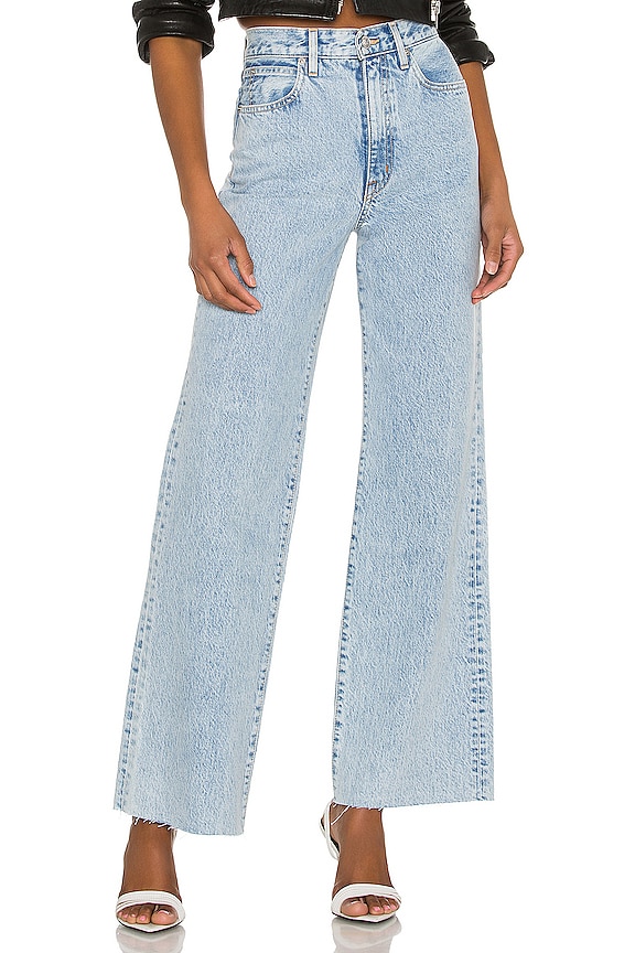 SLVRLAKE Grace High Rise Wide Leg in Time To Go | REVOLVE