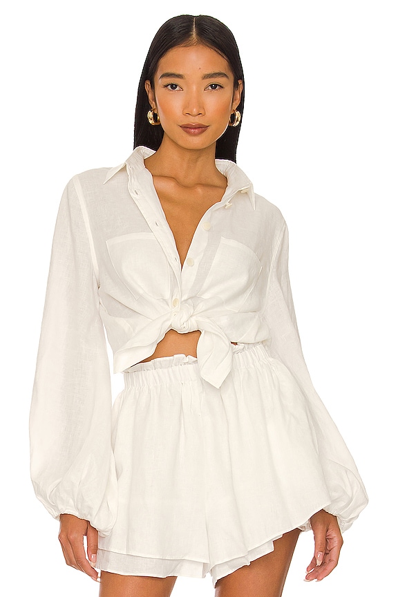 Sancia Jacinta Shirt in White | REVOLVE