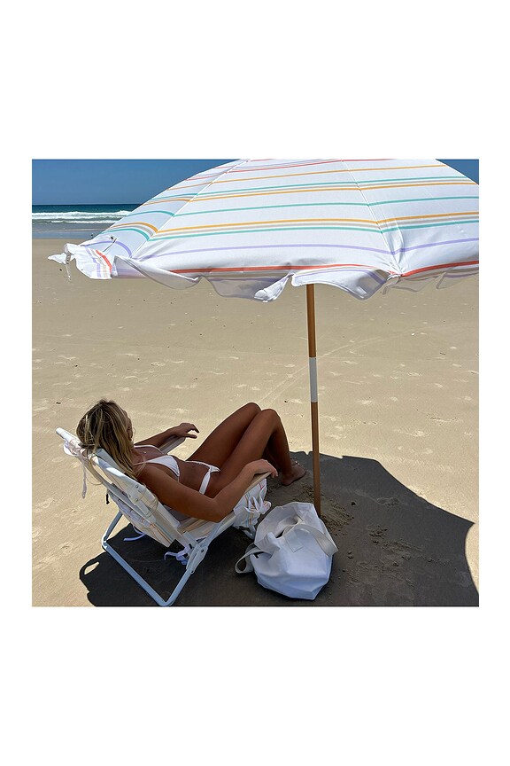 Sunnylife Beach Umbrella in Rio Sun Multi Stripe | REVOLVE
