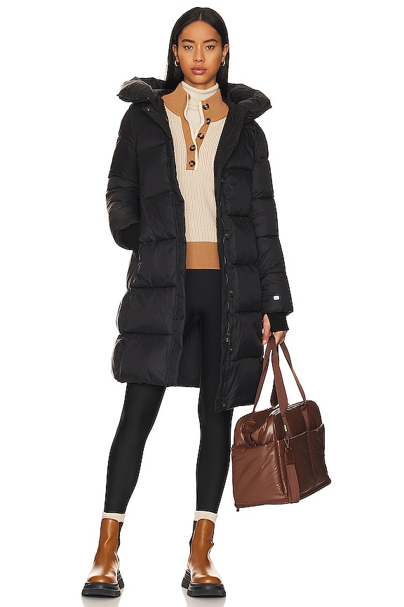 Soia & Kyo Kaya Puffer Jacket in Black | REVOLVE