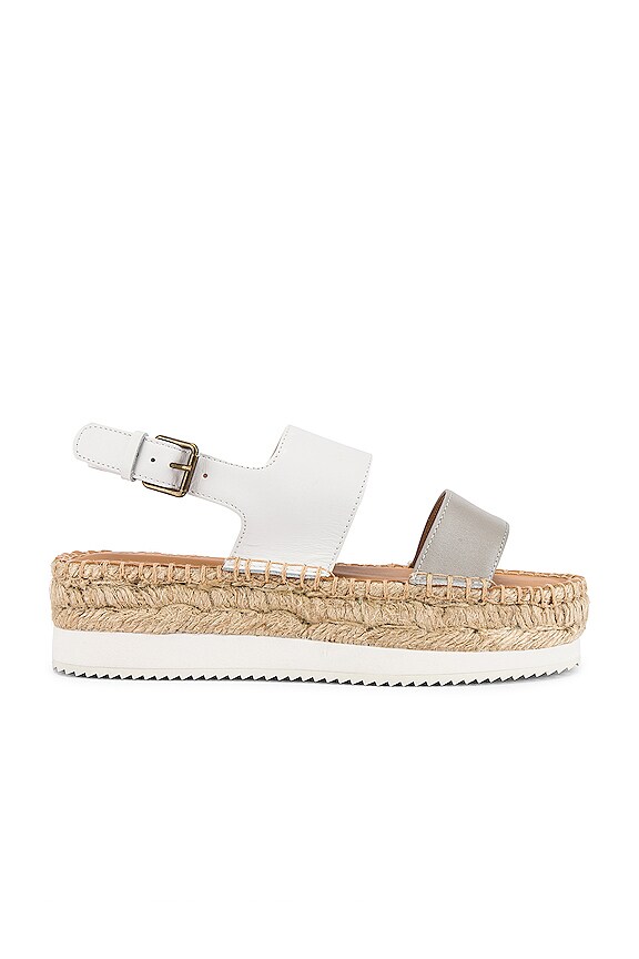 Soludos Ali Sport Sandal in White & Grey | REVOLVE