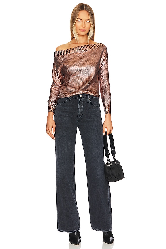 superdown Marla Sweater in Rose Gold | REVOLVE