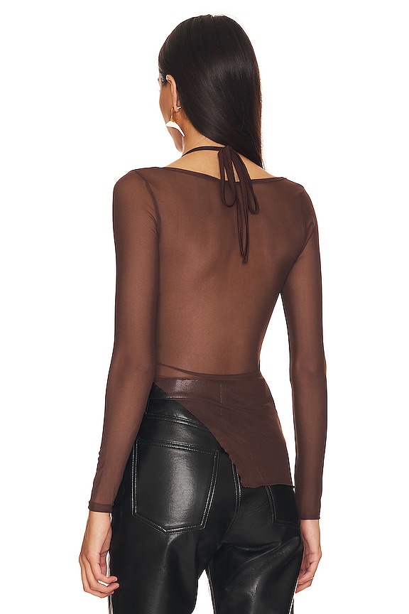 superdown Shania Top in Brown | REVOLVE