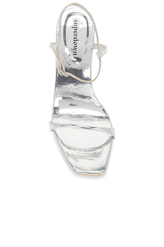 superdown Rikki Heel in Silver | REVOLVE