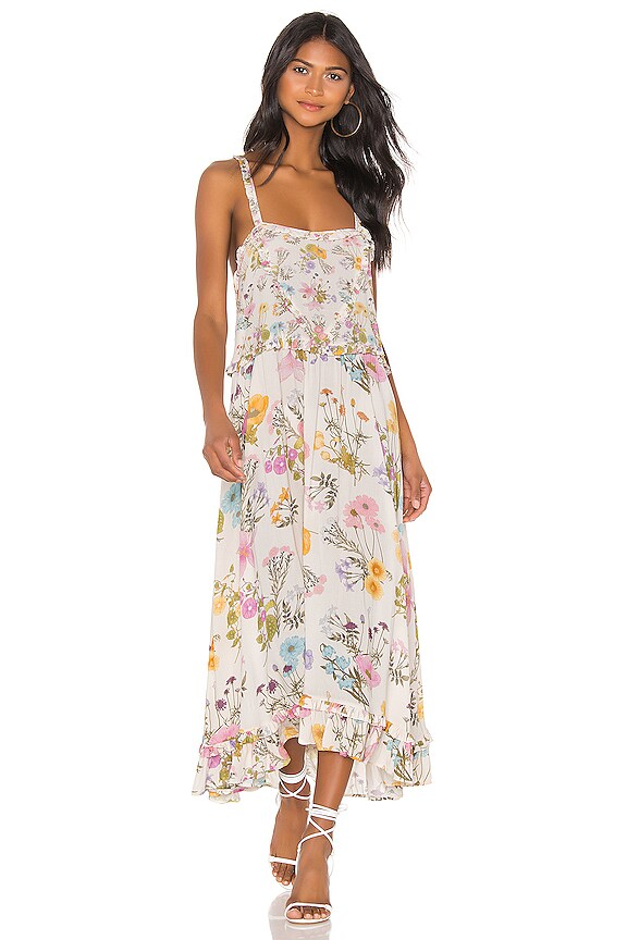 SPELL VESTIDO WILD BLOOM en Cream | REVOLVE