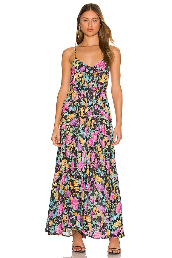 SPELL Butterfly Strappy Maxi Dress in Firefly | REVOLVE