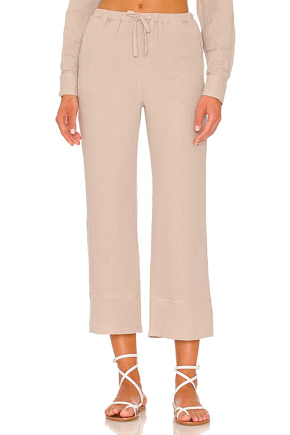 Splendid Addie Cropped Pant in Sand | REVOLVE