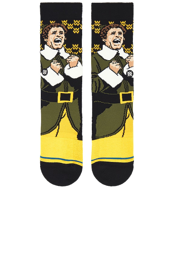 Stance Smilings My Favorite Sock in Black | REVOLVE