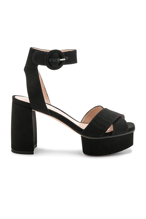 Stuart Weitzman Carmina Platform in Black | REVOLVE