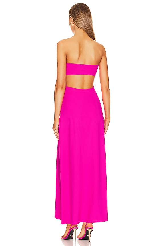 Susana Monaco Open Back Tube Dress in Pink Glo | REVOLVE