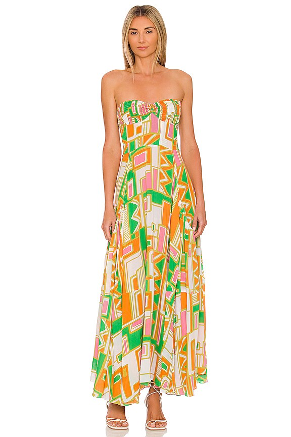 SWF Halter Midi Dress in Solstice | REVOLVE