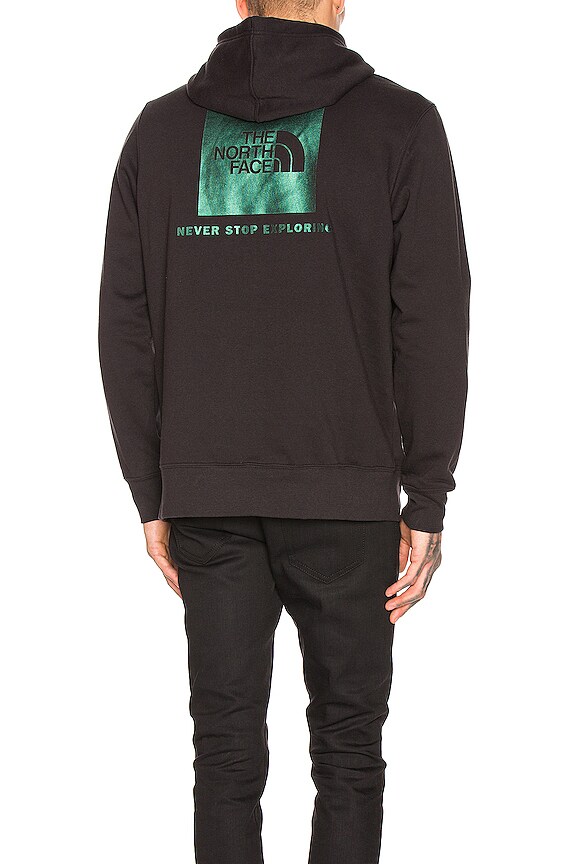 The North Face Red Box Pullover Hoodie in TNF Black & Iridescent Multi ...