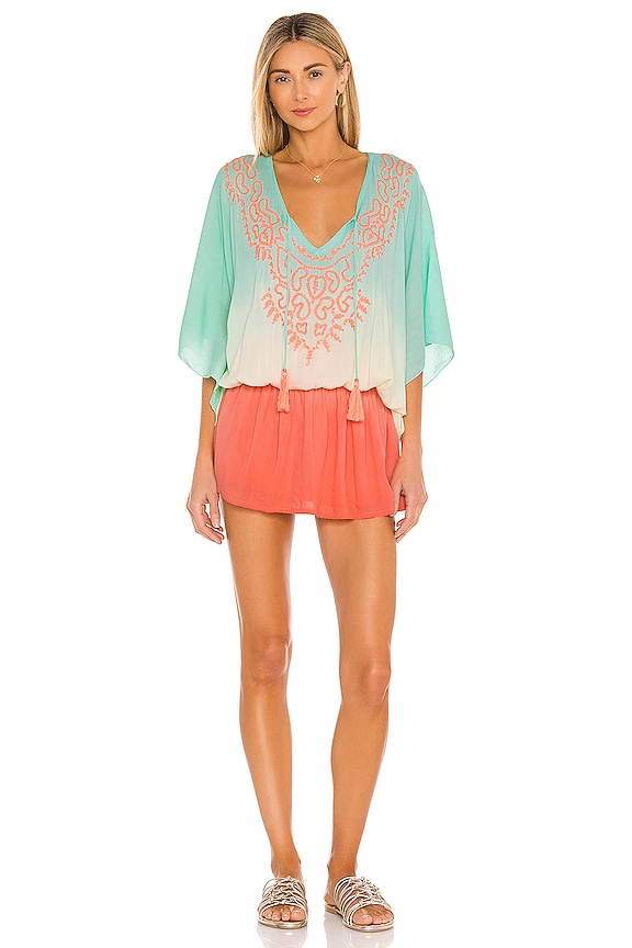 Tiare Hawaii Margarita Dress in Tosca & Coral Gradasi | REVOLVE