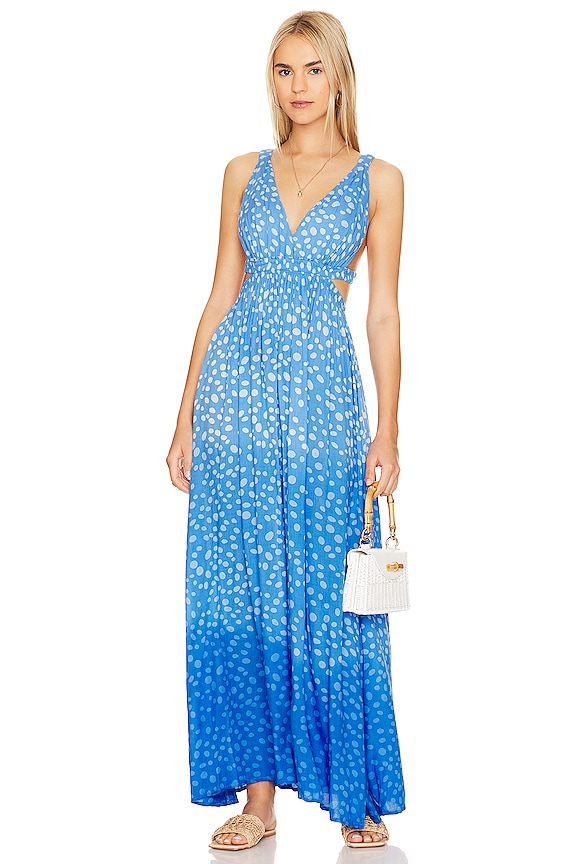 Tiare Hawaii Hope Maxi Dress in Pebbles Blue Gradasi | REVOLVE