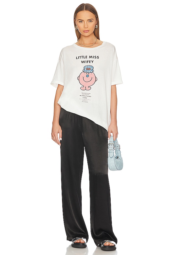 The Laundry Room Little Miss Wifey Oversized Tee in White | REVOLVE