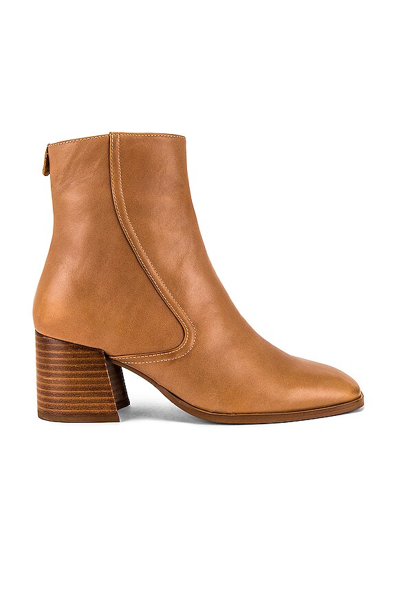 Tony Bianco Willa Bootie in Caramel Diesel & Choc Wax | REVOLVE