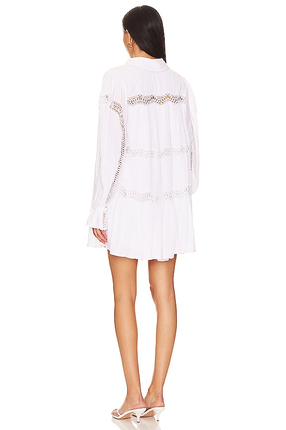 Tularosa Stacey Mini Dress in White | REVOLVE