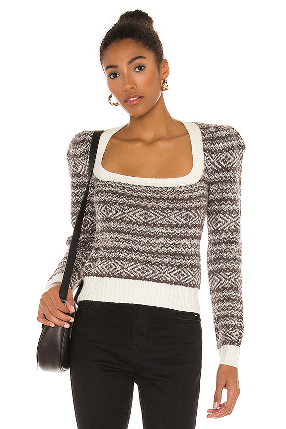 Tularosa Elias Fair Isle Sweater in Multi Fair Isle | REVOLVE