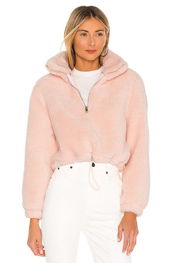 Tularosa Teddi Crop Pullover in Pink | REVOLVE