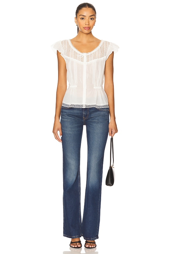 Tularosa Brixley Top in White | REVOLVE