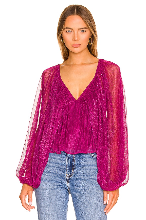 Tularosa Nola Top in Deep Fuchsia | REVOLVE