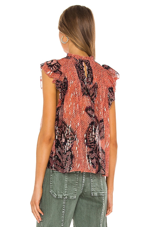 Ulla Johnson Aya Top in Coral | REVOLVE
