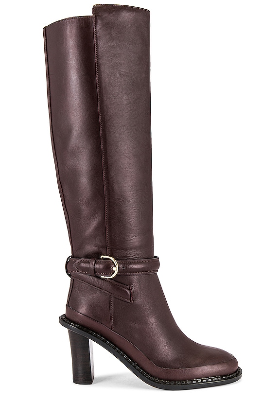 Ulla Johnson Devon Knee High Boot in Oxblood | REVOLVE