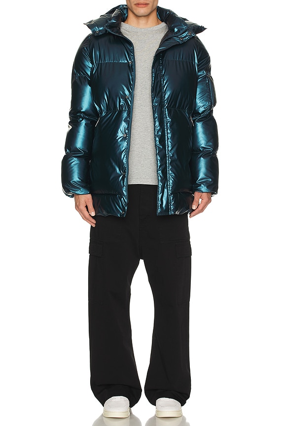 Unreal Fur Taiga Puffer Jacket in Navy | REVOLVE