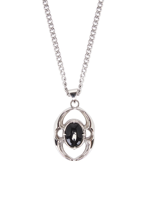 Vitaly x REVOLVE Curio Necklace in Steel & Black Onyx | REVOLVE