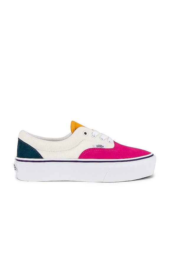 Vans Era Platform in Multi & True White | REVOLVE