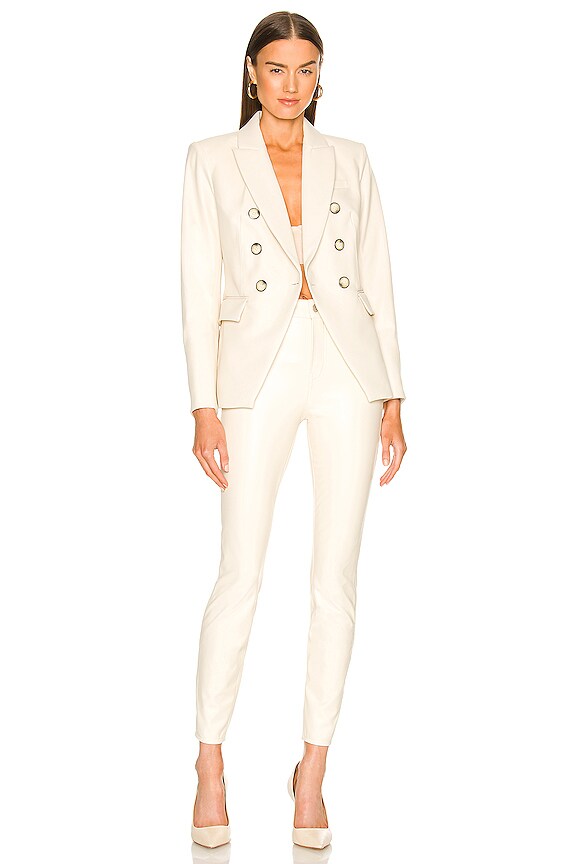 Veronica Beard Debbie High Rise Skinny in Ecru | REVOLVE