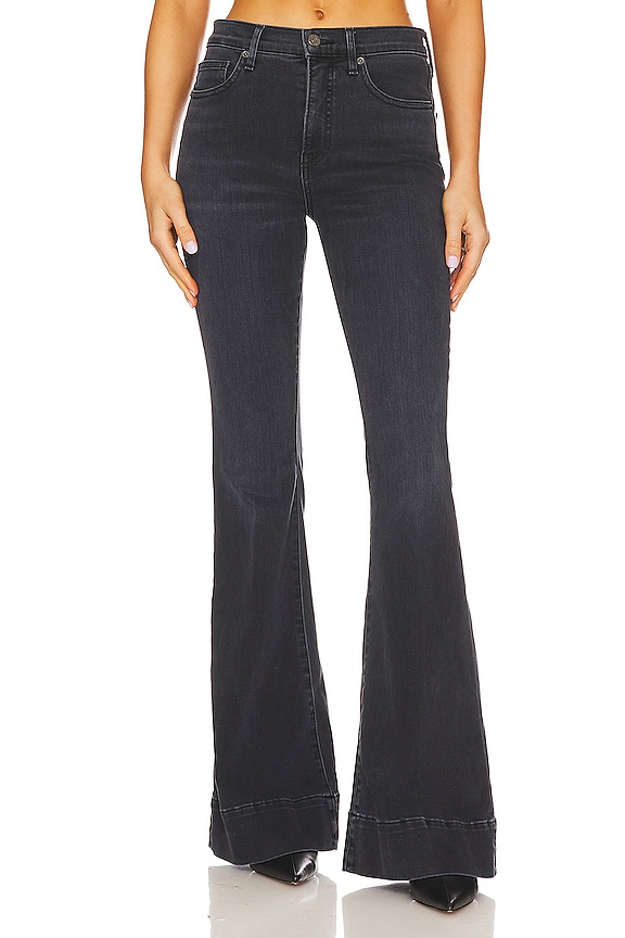 Veronica Beard Sheridan Bell Bottom in Washed Onyx | REVOLVE