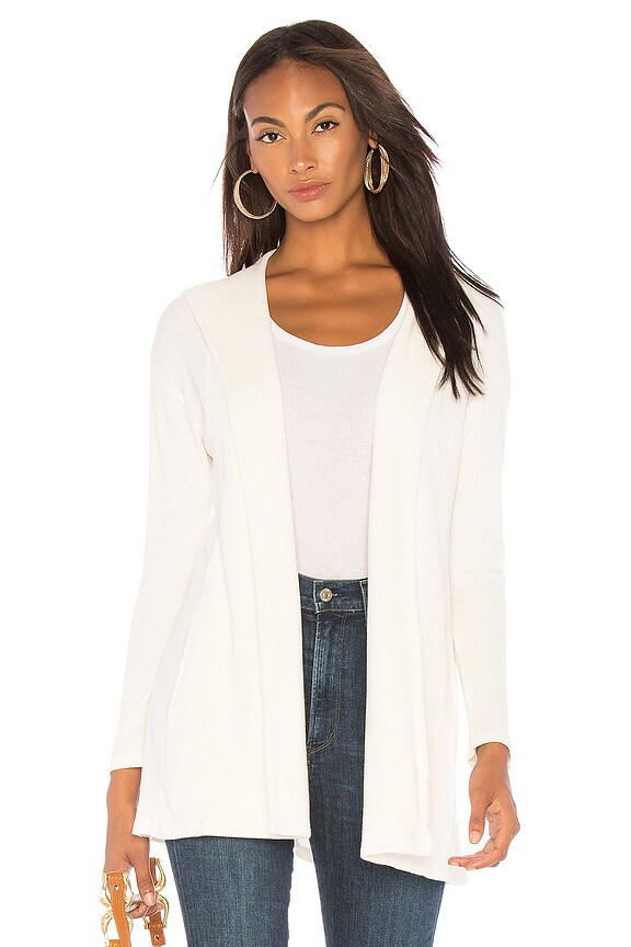 Velvet by Graham & Spencer Osanna Cardigan in Ecru | REVOLVE