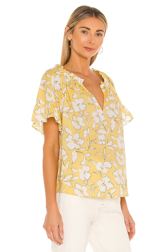 Velvet by Graham & Spencer Idette Top in Yellow | REVOLVE