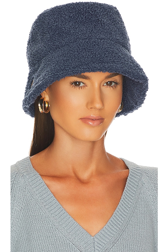 Van Palma Aloe Bucket Hat in Blue | REVOLVE
