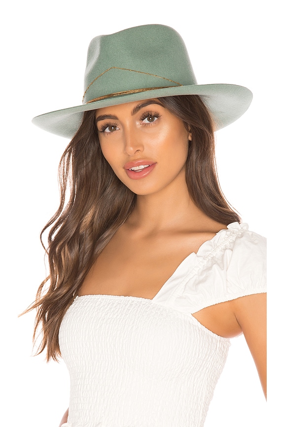 Van Palma Dafne Hat in Pale Green | REVOLVE