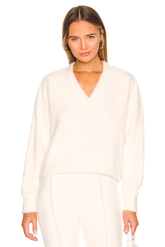 Weekend Stories Monique Sweatshirt in Ivory | REVOLVE