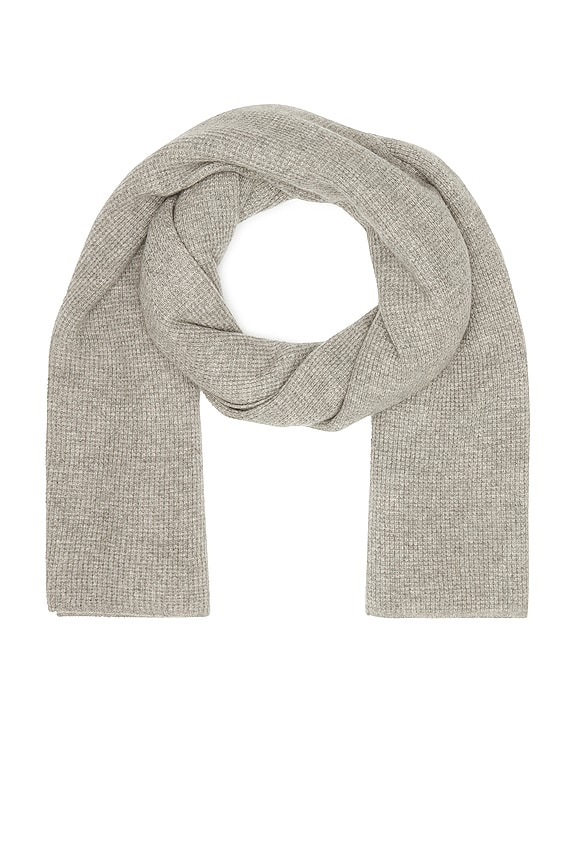 White & Warren Cashmere Scarf in Grey Heather | REVOLVE