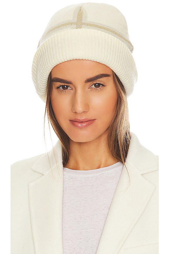 WeWoreWhat Beanie in Ecru Multi | REVOLVE